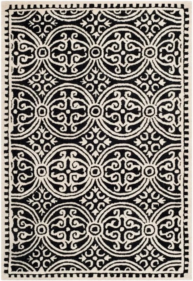 Vlněný koberec Safavieh Marina Night, 91 x 152 cm