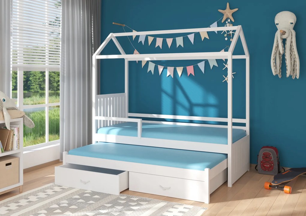 Dětská postel se zábranou 90x200 cm Bambo