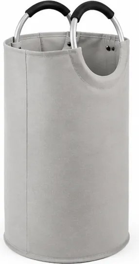 koš na prádlo, 82 l, látka, 72x38x38 cm, světle šedá, Dekorino KP20260002