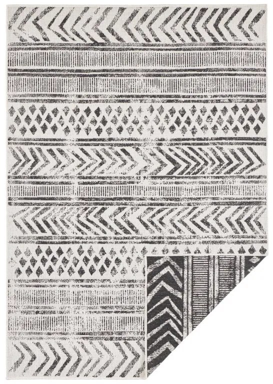 Bougari - Hanse Home koberce Kusový koberec Twin Supreme 103860 Black/Cream Rozměr: 200x290