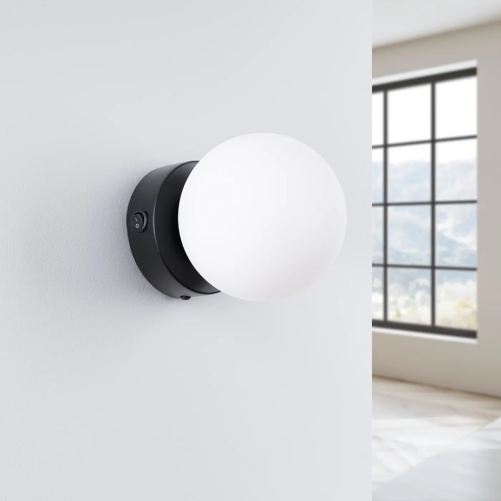 Sollux Lighting Nástěnné svítidlo YOLI 1 černé