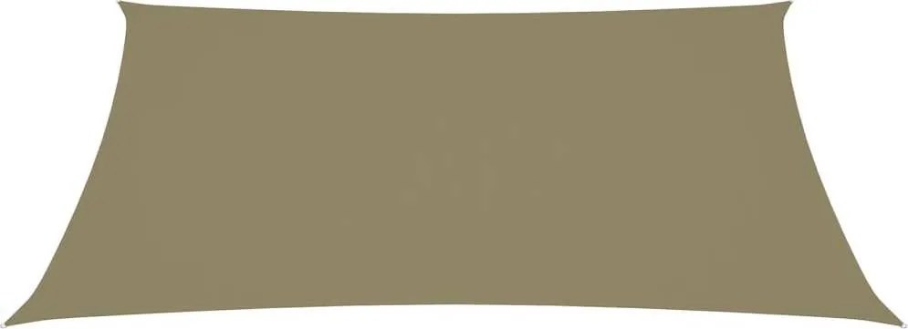 vidaXL Stínící plachta oxfordská látka obdélníková 6 x 8 m [135113] Barva: krémová