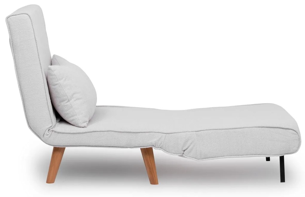 Hanah Home Rozkládací křeslo FOLDE krémové