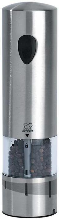 Peugeot ELIS Elektrický mlýnek na pepř, nerez, baterie 20 cm