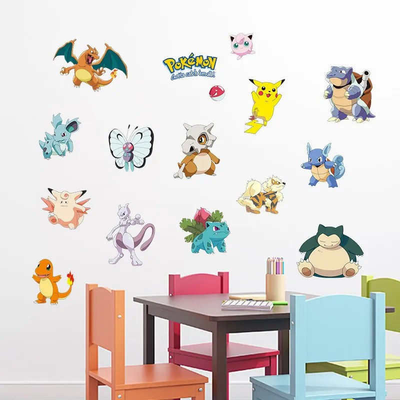 PIPPER | Samolepka na zeď "Pokémon" 30x90 cm