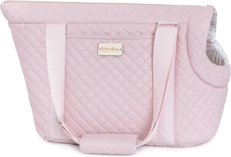 Muffin&Berry Cestovní taška pro psy Soft Mia růžová Velikost: M