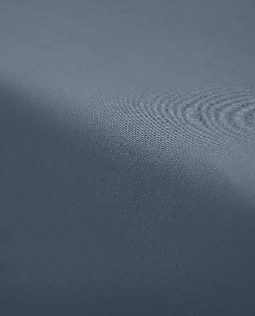Prostěradlo s gumou Satin 180 x 200 cm světle modro-šedé