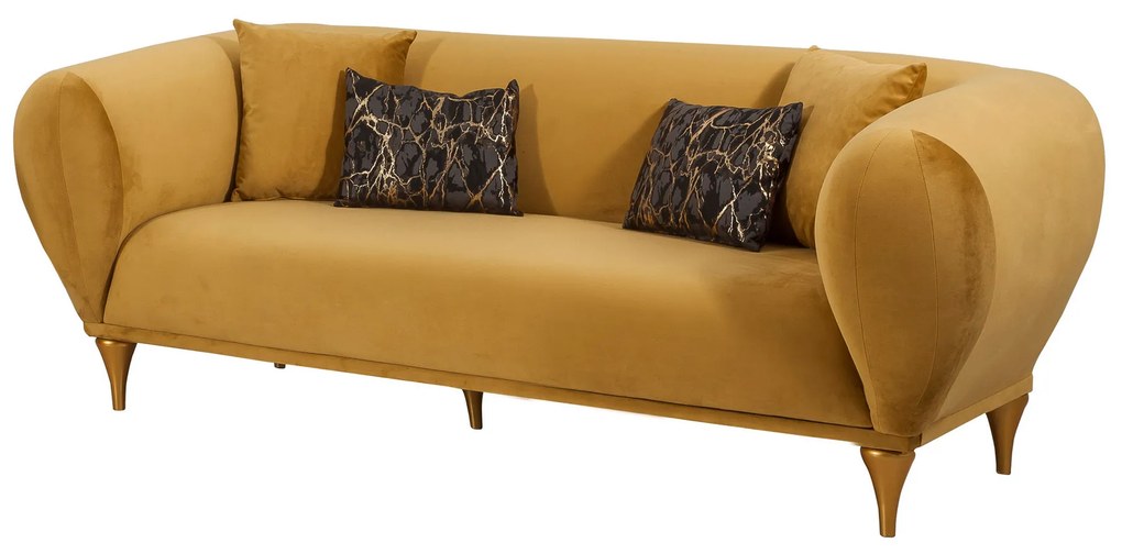 Hanah Home Pohovka MEBLON žlutá 867UNQ1541