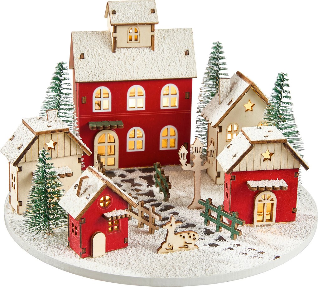 XXXLutz DEKORAČNÍ DŮM X-Mas - Dekorativní sošky - 0076620015