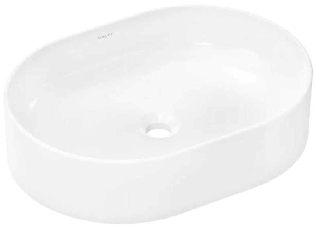 Hansgrohe Xuniva U - Umyvadlo na desku, 55x40 cm, bez přepadu, bílá 60166450