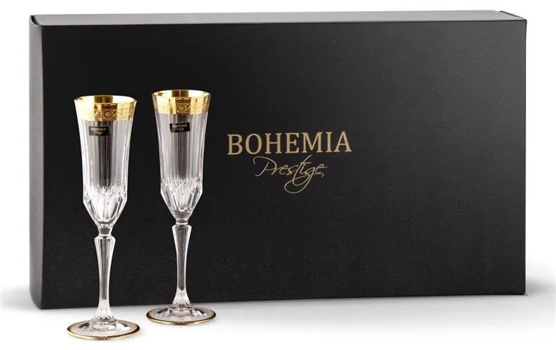 BOHEMIA PRESTIGE MIRADOR SKLENICE NA ŠAMPAŇSKÉ 180ML SADA 6 KS