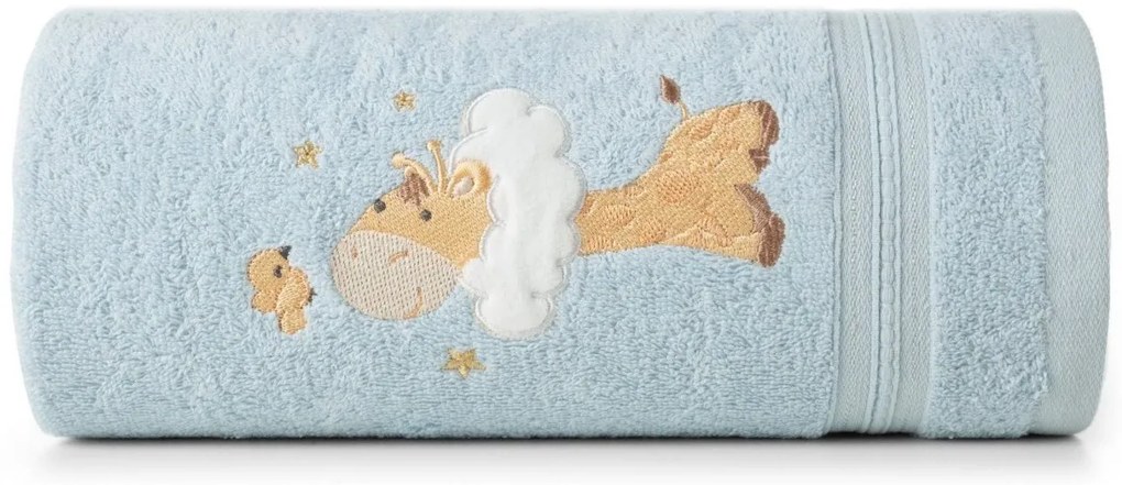 Bavlněný dětský ručník BABY41 50x90 cm modrý