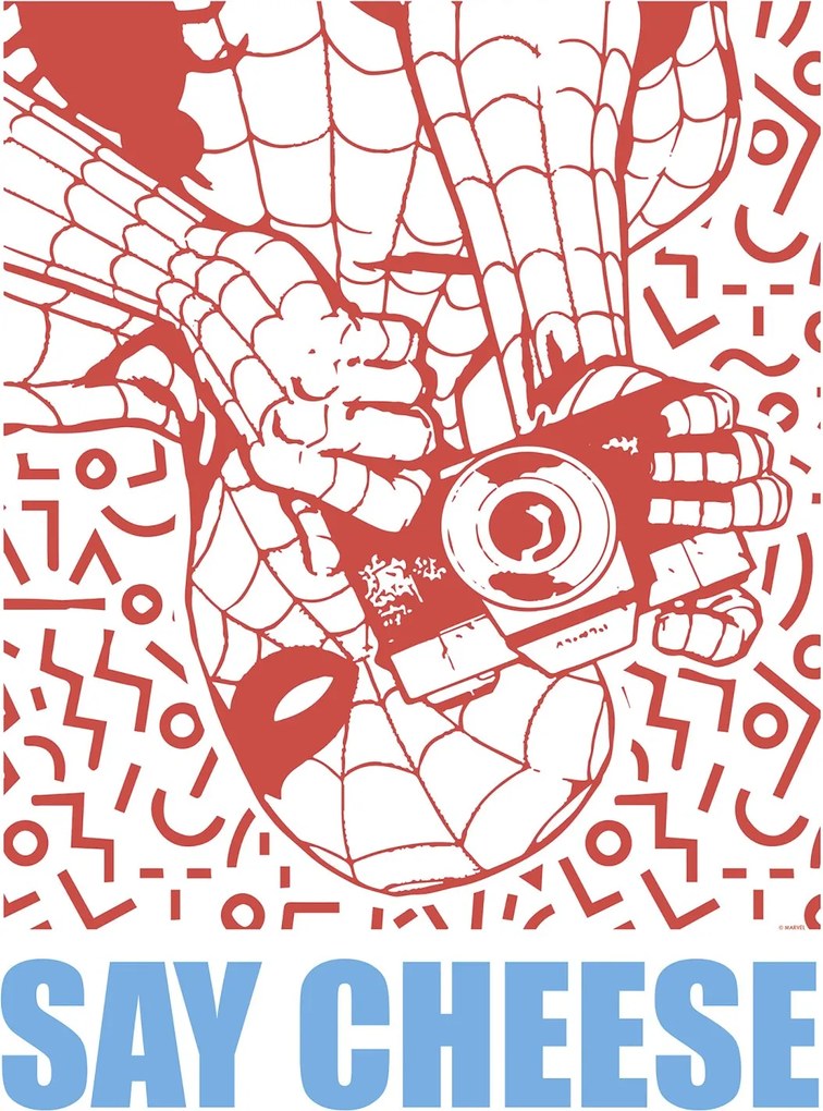 Komar Plakát Marvel Spider-Man Say Cheese Red 40 x 50 cm