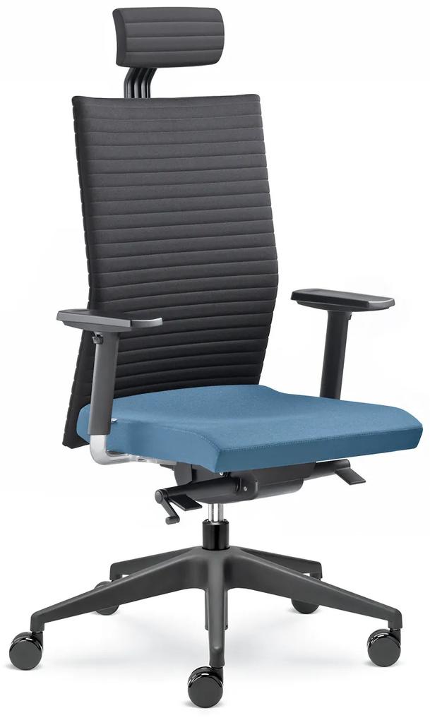 LD seating Element 435-SYS - Kancelářská židle  - černá/modrá
