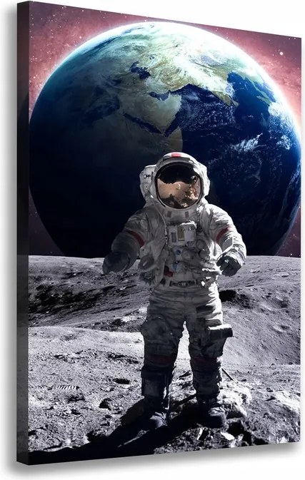 Foto obraz na plátně do obývacího pokoje Astronaut 70x100