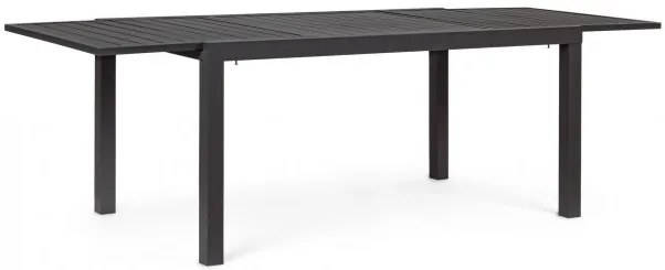 BIZZOTTO Rozkládací zahradní stůl HILDE 160x90 cm antracit