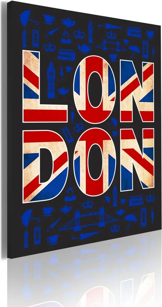 Obraz - All about London - 50x70