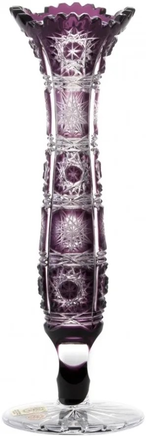 Váza Paula II, barva fialová, výška 205 mm