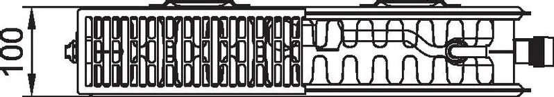 Radiátor Kermi Profil Kompakt Rekonstrukce FKOD 22 554 x 1200 mm, 1877 W, bílý