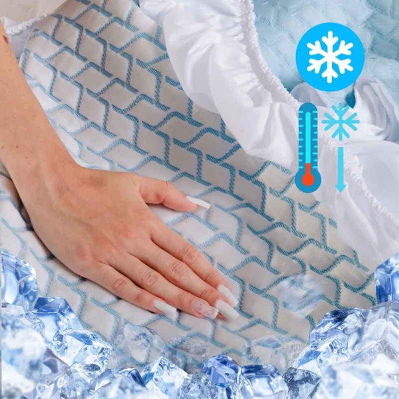 Chladivá plachta IceFresh Comfort s gumičkou po obvodu EMI, Plachta 90x200