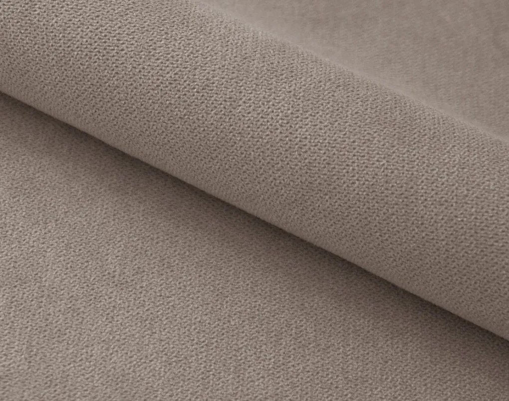 Rohová sedací souprava Harris, hnědo-béžová taupe látka, levý roh