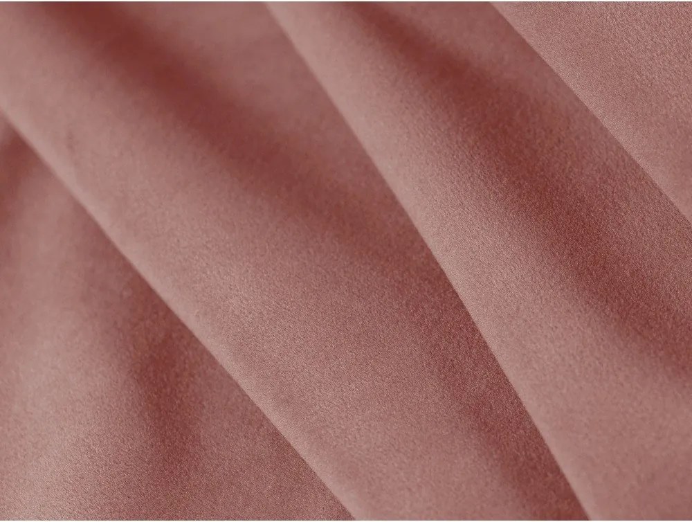 Růžová čalouněná dvoulůžková postel s úložným prostorem s roštem 140x200 cm Princess – Micadoni