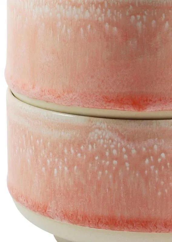 Studio Arhoj Porcelánová miska Salmon Stream 630 ml, růžová barva, porcelán