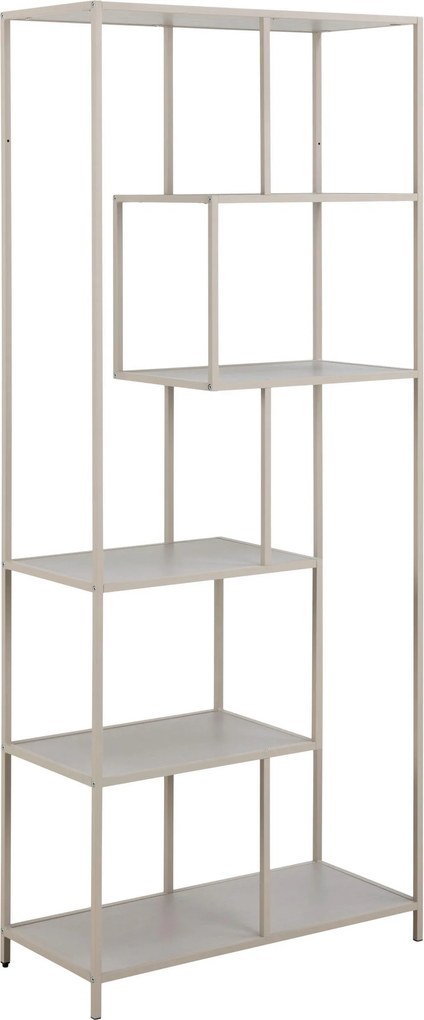XXXLutz REGÁL, šedá, ocel, 77/185/35 cm MID.YOU - Online Only regály & police - 001749018691