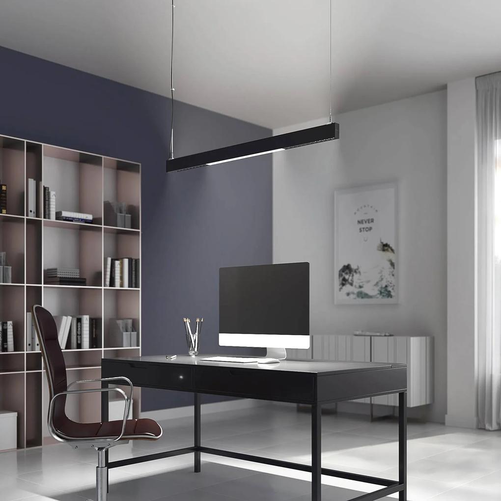 Arcchio Ingura LED závěsné světlo kancelář, černá