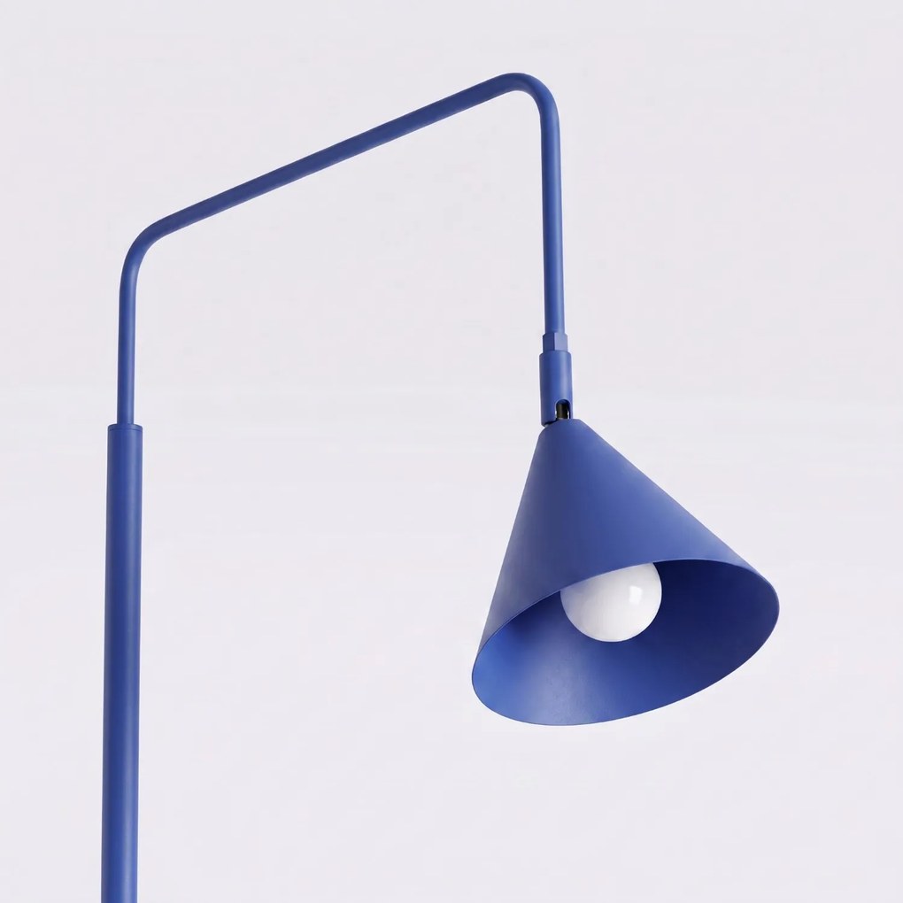 Sollux Lighting Stojací lampa NOX ultramarín