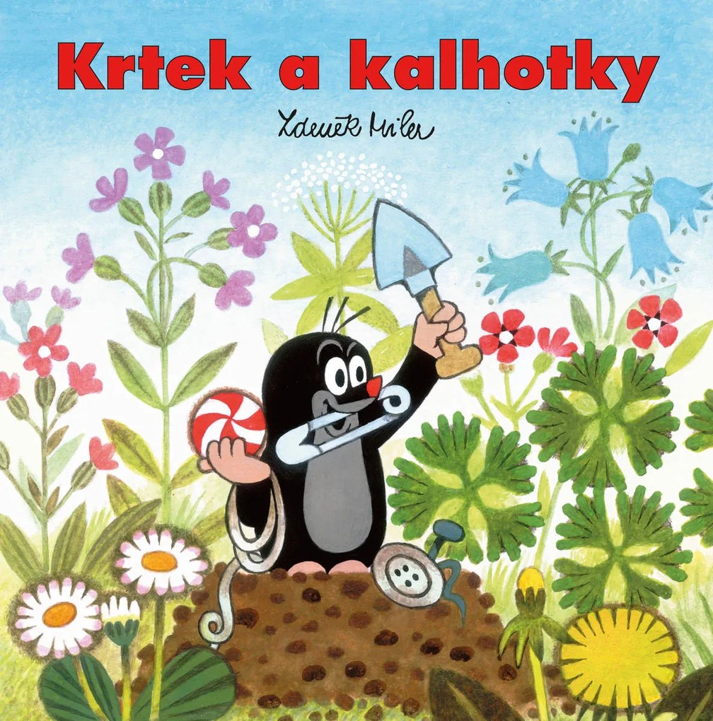 AKIM Omalovánky čtvercové + samolepky Krtek a kalhotky (Krteček) 703631