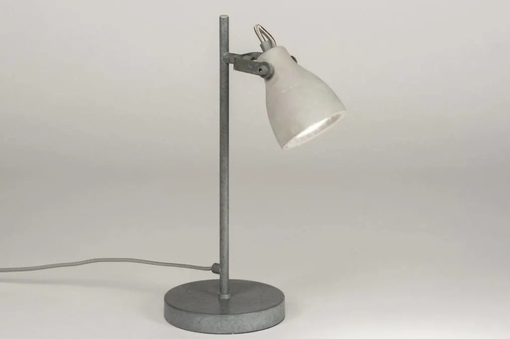 Stolní designová betonová lampa Grey Ton B