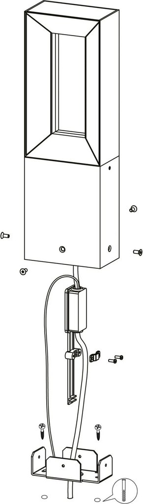 EG 98727 Venkovní svítidlo se soklem RIFORANO 98727 - EGLO