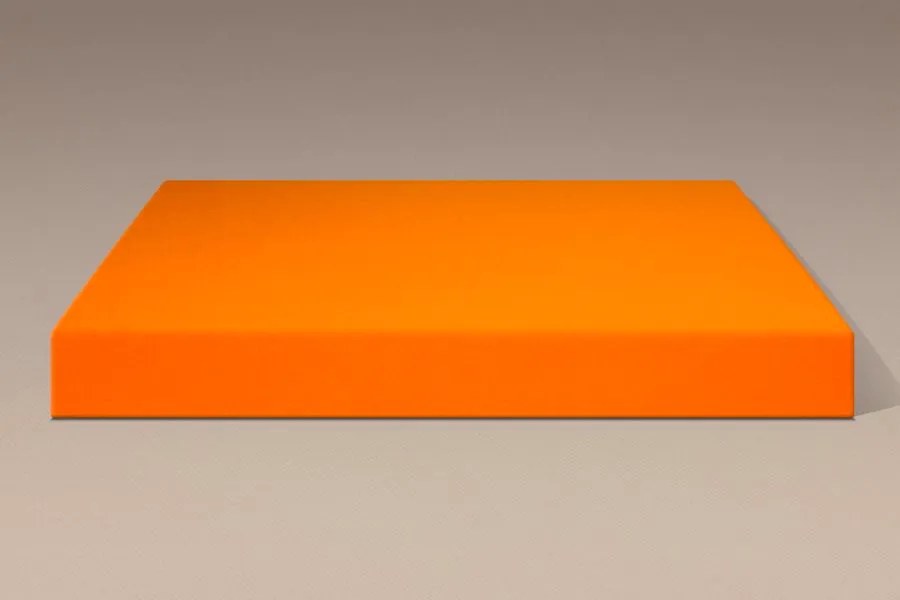 LINDART Prostěradlo JERSEY 90x200 cm / oranžová 4703