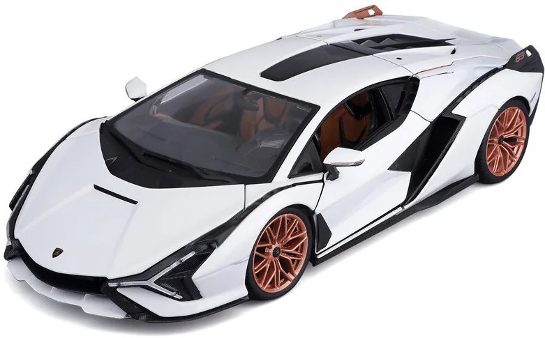 Bburago lamborghini sián fkp 37 1:18 bílá