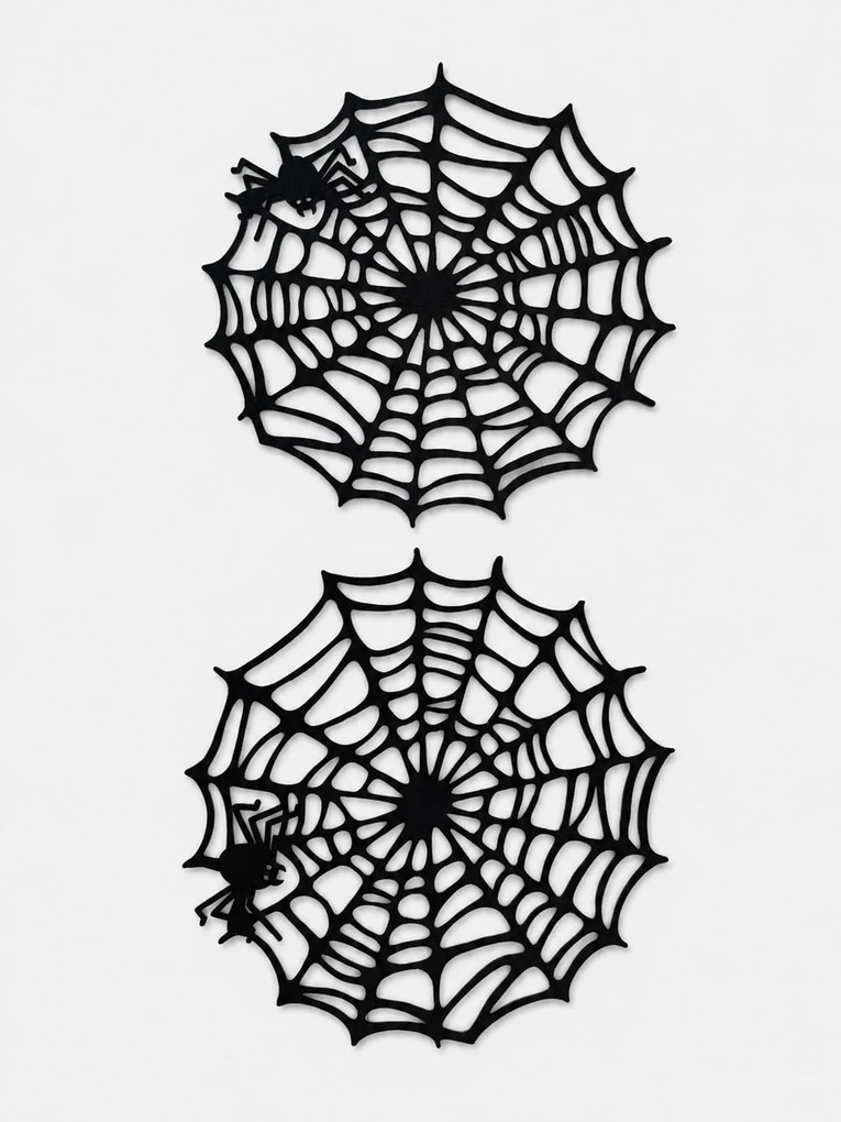 Sinsay - Prostírání na stůl s halloweenským motivem 2 ks - černá