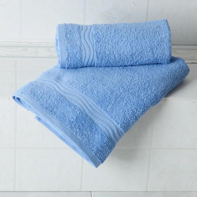 Veba ručník nora vlny - světle modrá 50x100