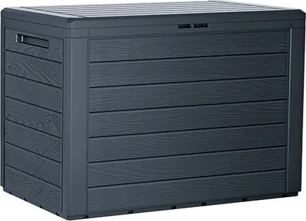 Zahradní box WOODEBOX 190 l - antracit 78 cm PRMBWL190-S433