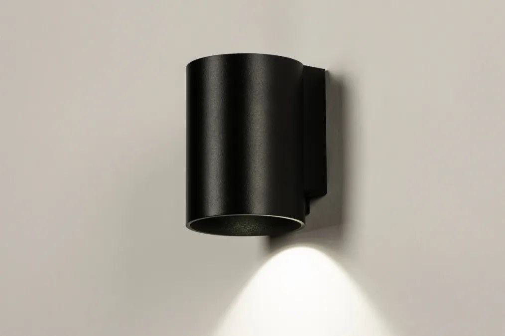 Nástěnné venkovní svítidlo na fasádu Canno 11 Black IP65