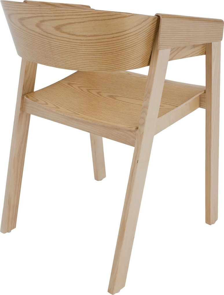 Židle, masivní dřevo, přírodní, LAKERA