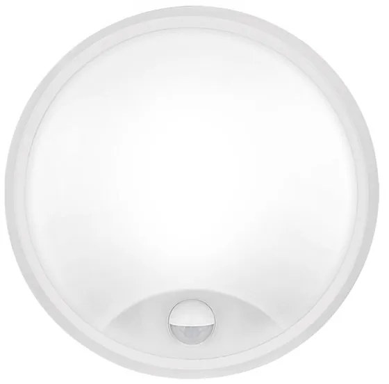 Solight LED venkovní osvětlení se senzorem, 3 CCT,  15/18/20W, 1800lm, 22cm, 2v1 - bílý a černý kryt