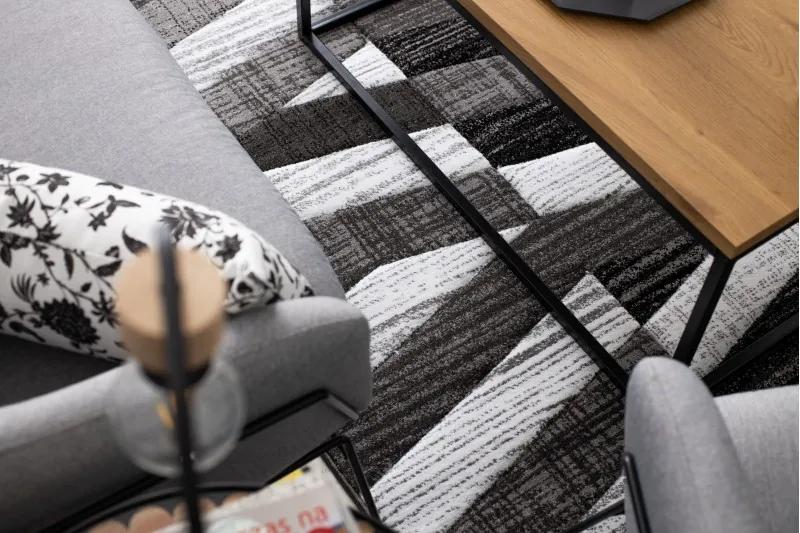 Kusový koberec ALTER Bax pruhy šedý