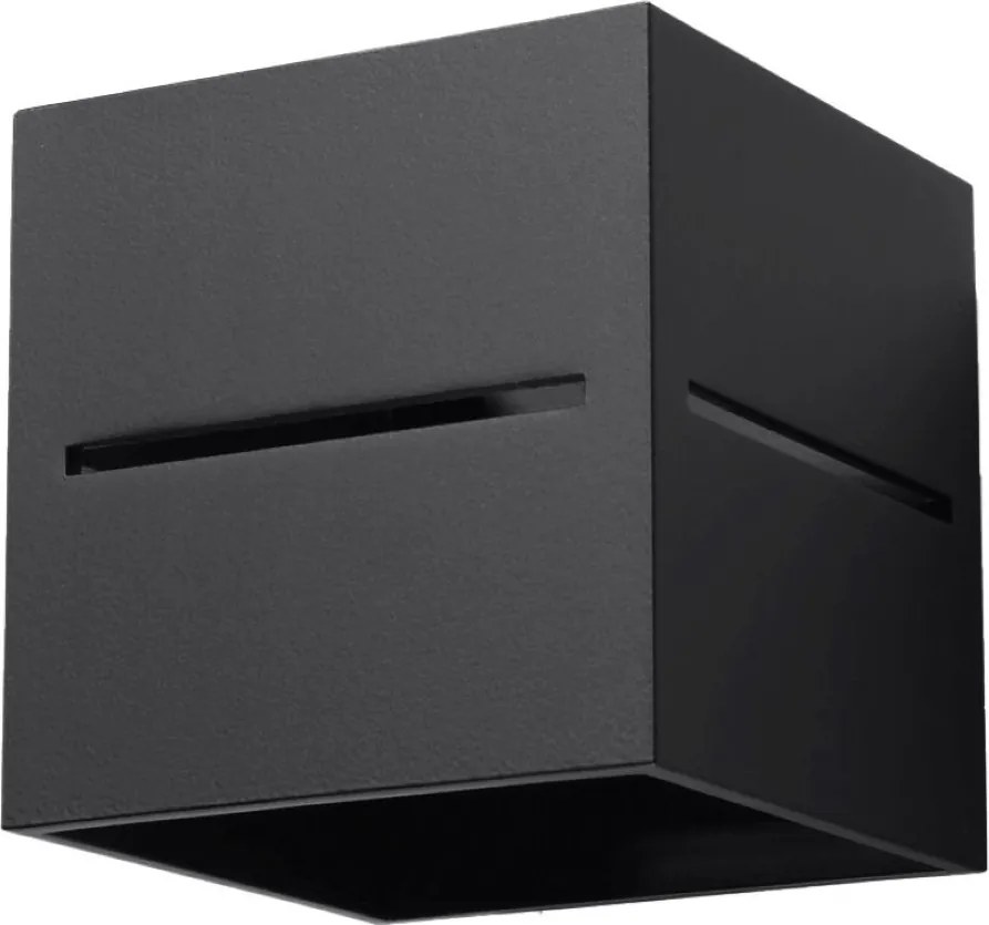 Sollux Lighting Nástěnné svítidlo LOBO černé