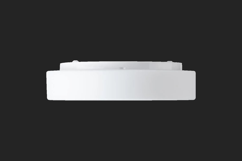 OS ELS70406 ELSA 3 IP stropní/nástěnné skleněné svítidlo bílá IP65 3000 K 14W LED nouzové kombinované 3 h (původní kód OS 70406) - OSMONT