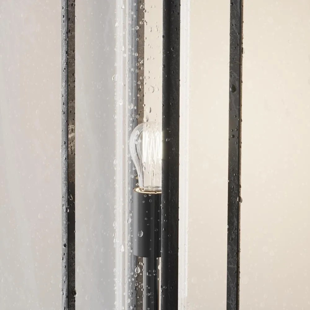 M O452FL-01GF1 Venkovní svítidlo Cell E27 15W IP54 černý hliník čirý plast - MAYTONI