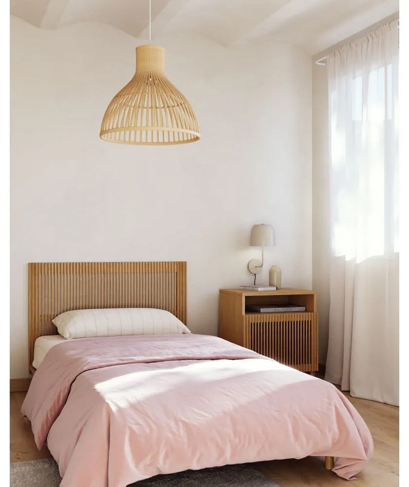Čelo postele z dubového dřeva v přírodní barvě 105x70 cm Beyla – Kave Home