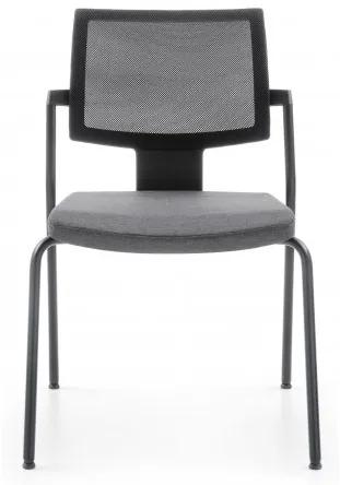 profim Konferenční židle Xenon Net 20H Barva kostry šedá kostra (metallic) Barva Síťoviny Profim RUNNER 60061-bílá síťovina GALERIE - Čalounění profim LÁTKY 0 / ALBA, EVO, NEXT