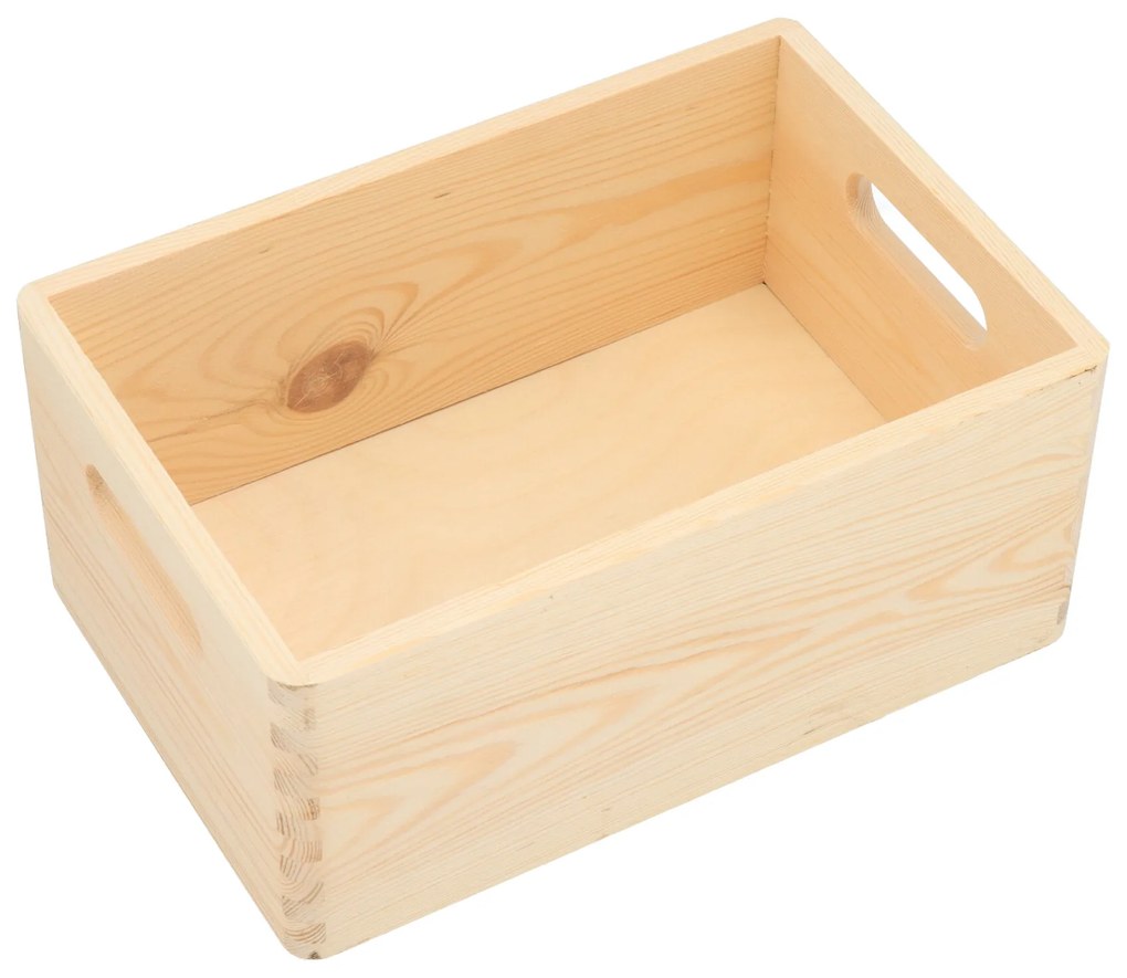 ČistéDřevo Dřevěný box 30 x 20 x 14 cm