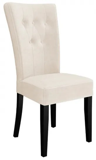 Čalouněná jídelní židle ST67, Barva: černá, Potah: Magic Velvet 2219