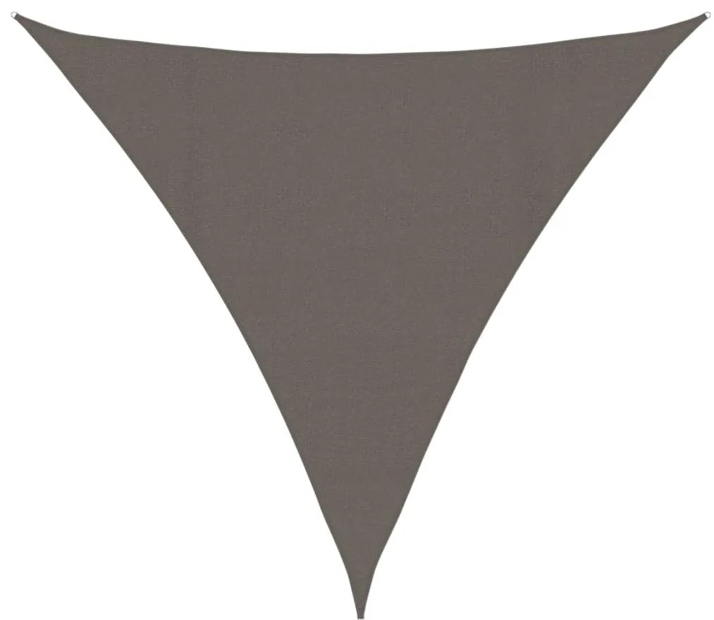 Stínící plachta 160 g/m² antracitová 4 x 4 x 4 m HDPE 311093